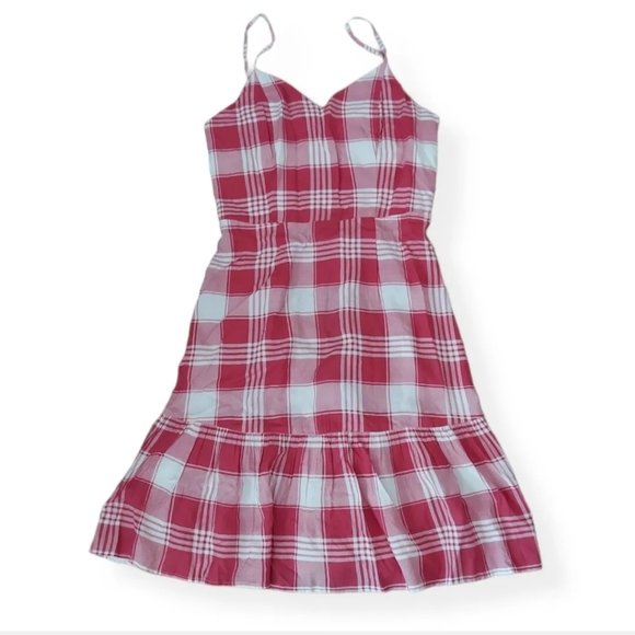 a.n.a | Dresses | Nwot Womens Ana Party Plaid Ruffle Bottom Dress ...